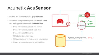 #Acunetix #product #presentation | PPTX