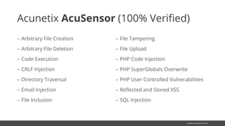 #Acunetix #product #presentation | PPTX