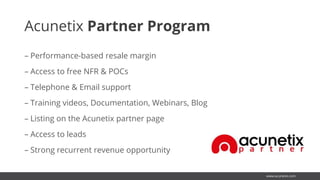 #Acunetix #product #presentation | PPTX