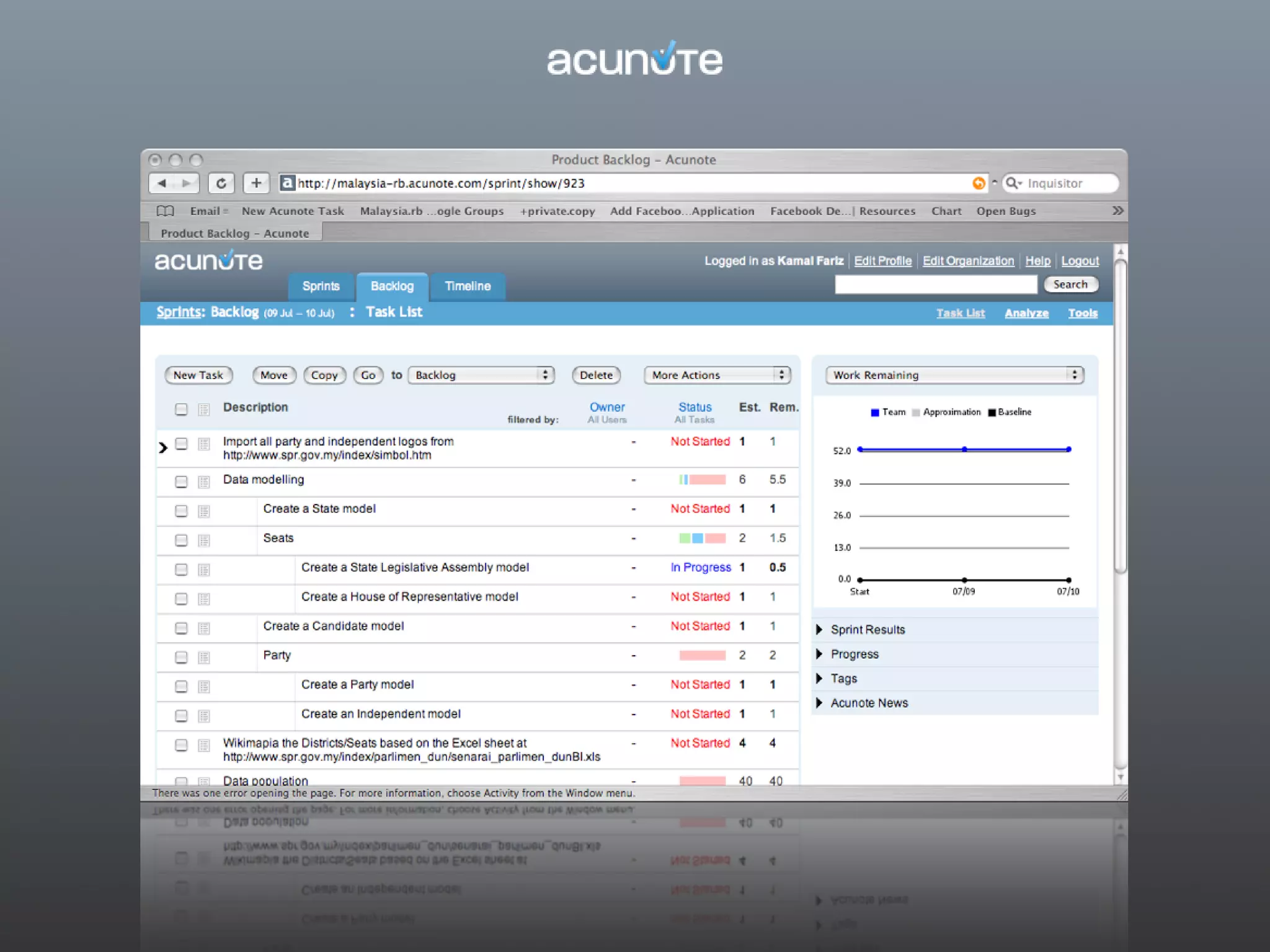 Acunote vs. Mingle | PPT