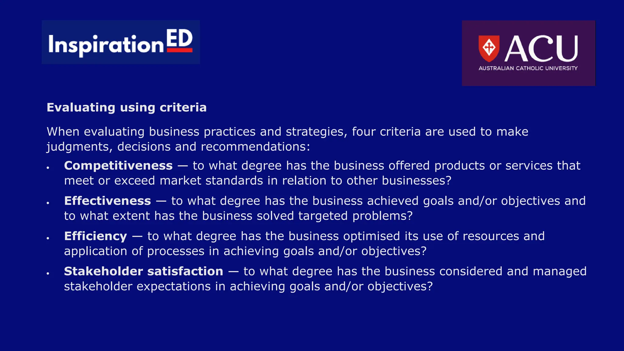 QLD ATAR Powerpoint slides- business.pptx | Educational Assessment ...