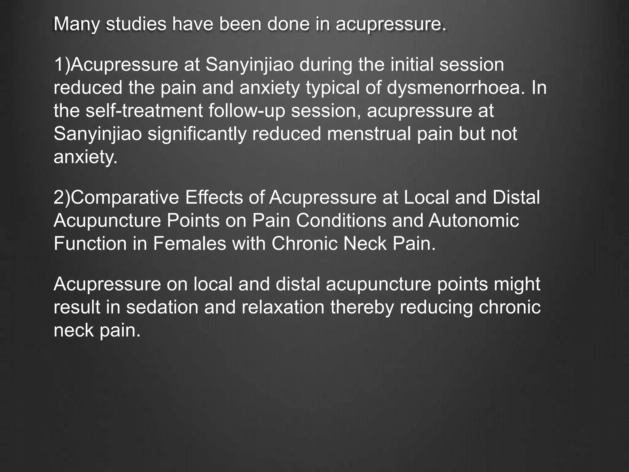 Acupressure | PPTX
