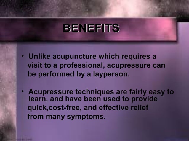 Acupressure & acupuncture | PPT