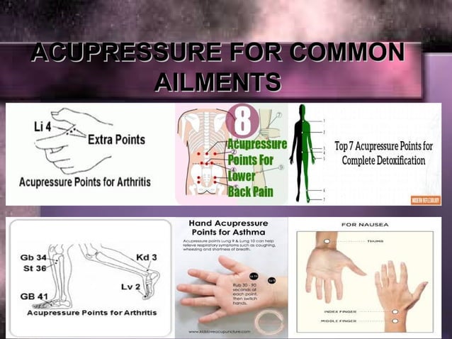 Acupressure & acupuncture | PPT