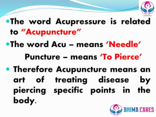 Acupressure - To Make Life Better | PPT