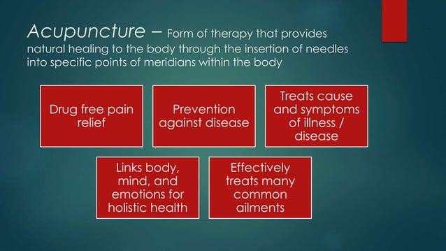 Acupuncture | PPTX | Alternative Medicine | Wellness