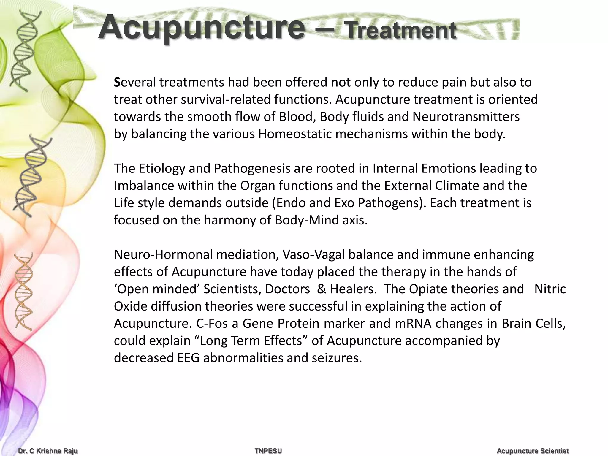 Acupuncture mode of action 365 | PPTX