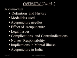 Acupuncture & acupressure | PPTX