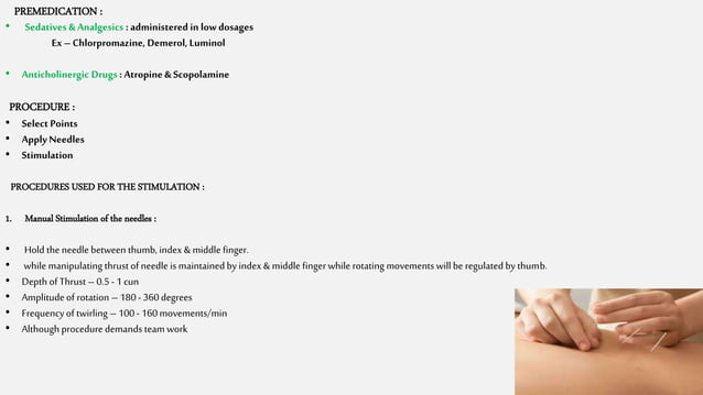 Acupuncture anaesthesia | PPTX