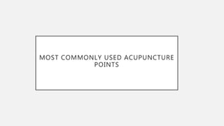 Acupuncture anaesthesia | PPTX
