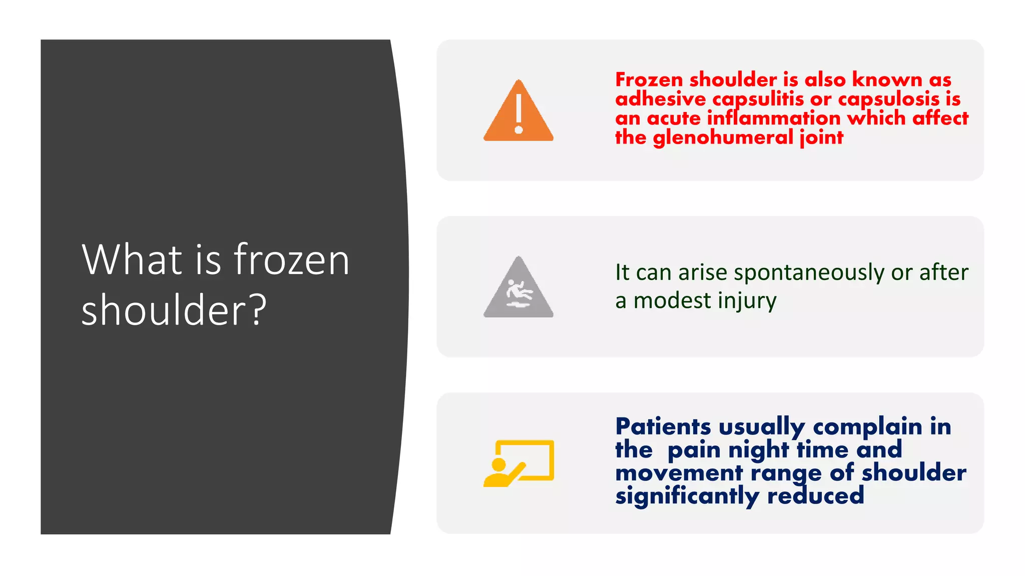 Acupuncture frozen shoulder | PPTX
