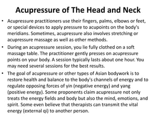 Acupuncture in neck pain | PPTX