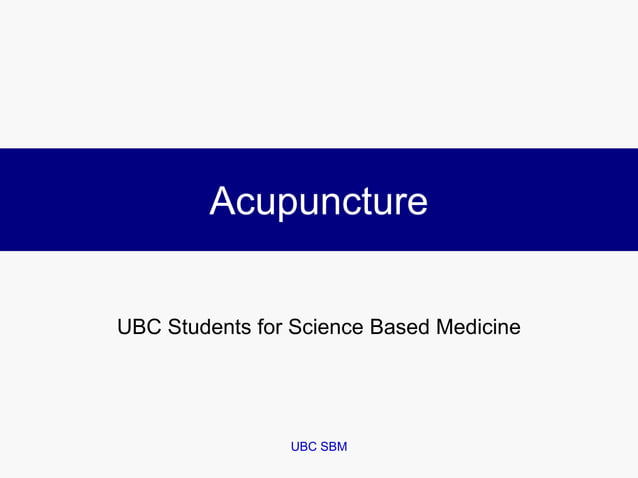 Acupuncture | PPTX