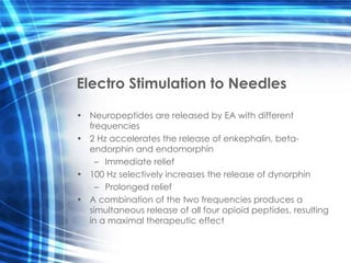 Acupuncture & pain relief | PPT | Herbs and Supplements | Alternative ...