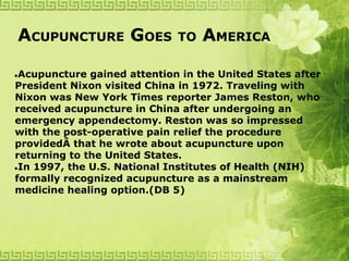 Acupuncture ppt1.pdf History of acupuncture.different types of ...