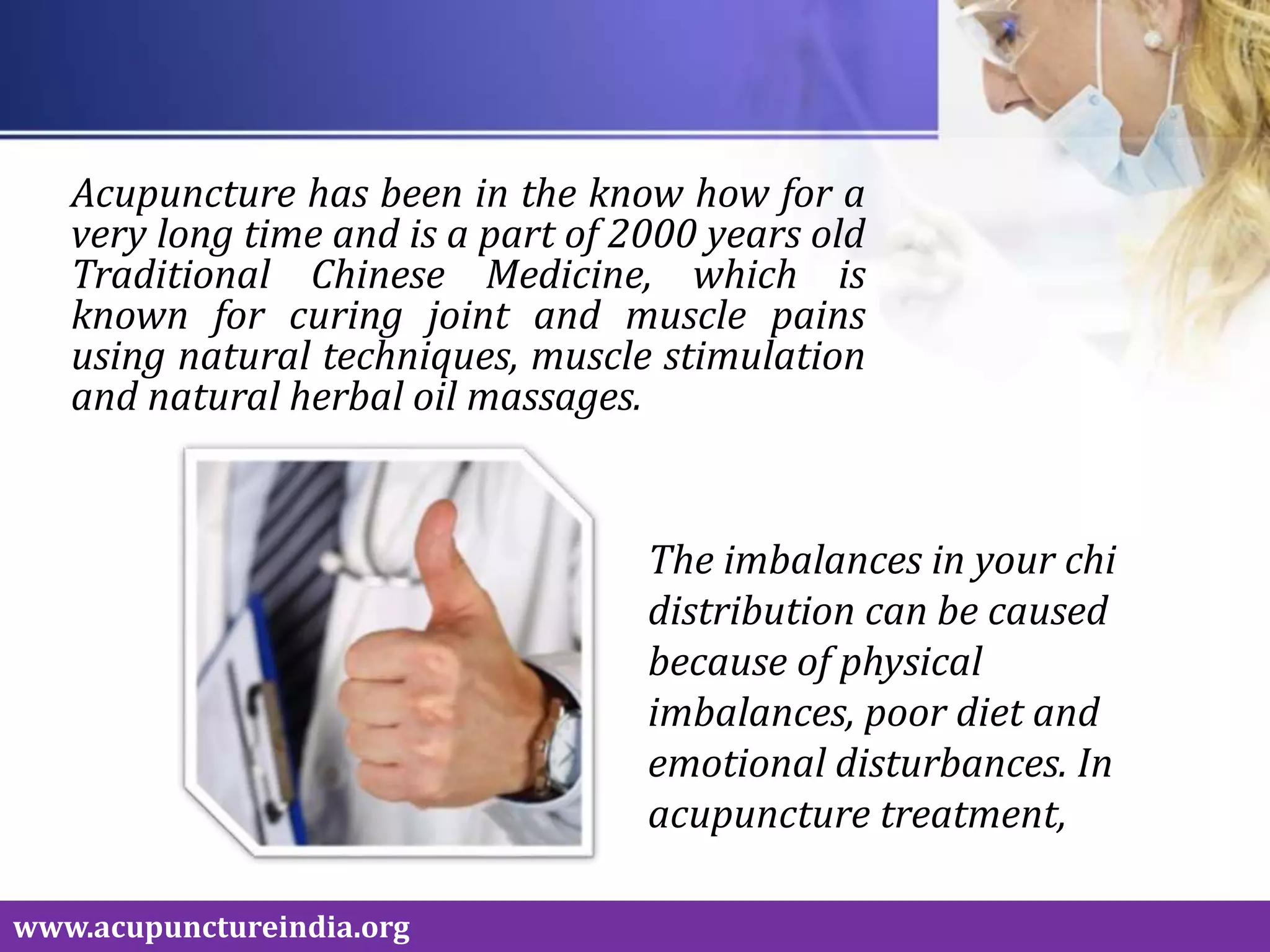 Acupuncture techniques | PPTX | Alternative Medicine | Wellness