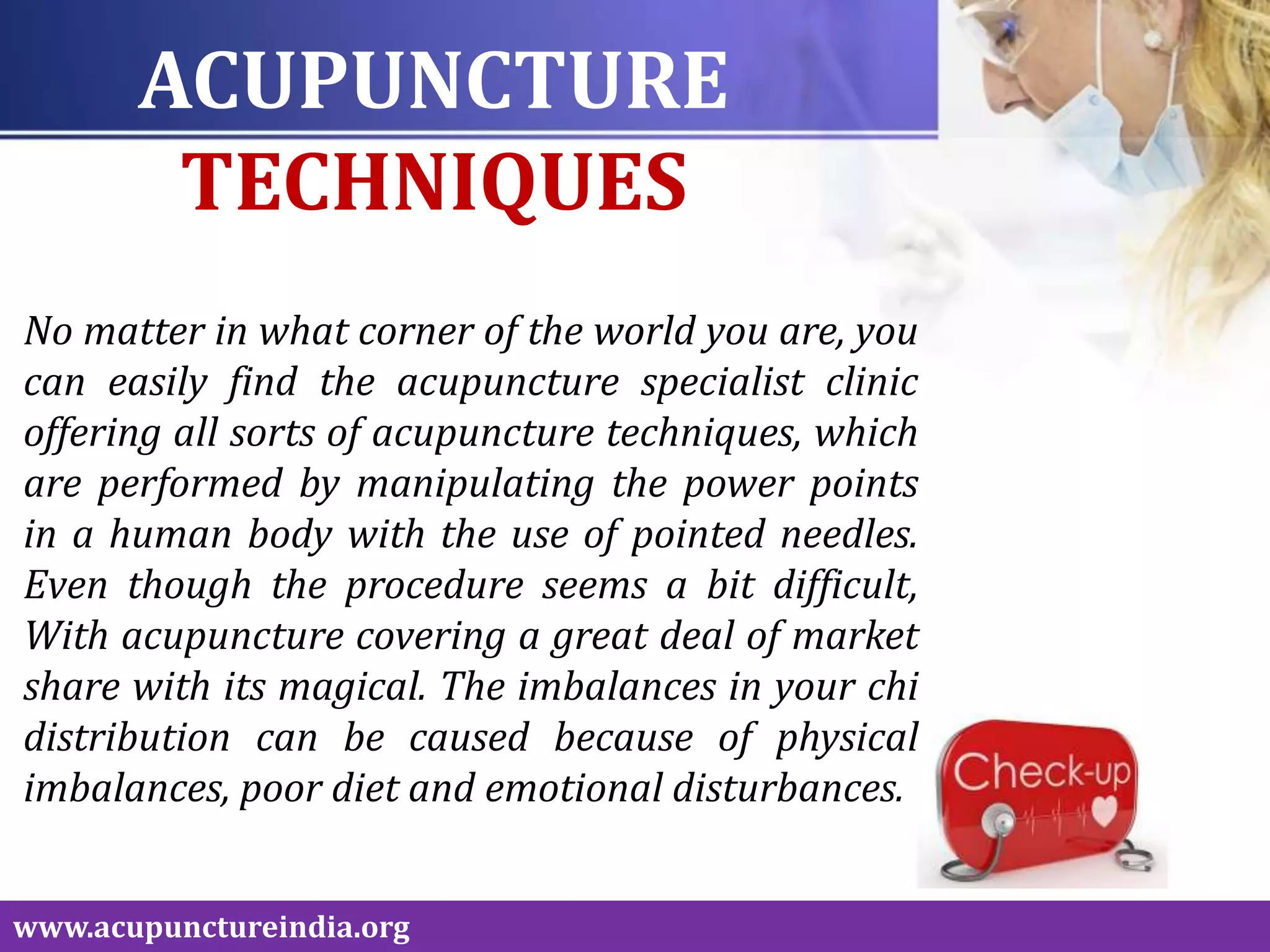 Acupuncture techniques | PPTX