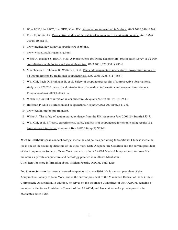 Acupuncture - Clean Needle