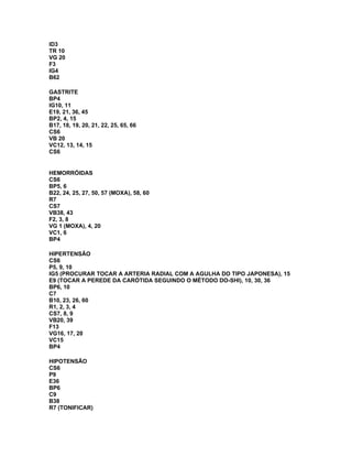 Acupuntura protocolos-de-tratamento | PDF
