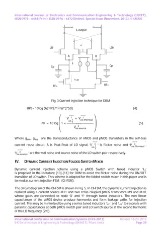 A current injection folded switch mixer for direct conversion | PDF