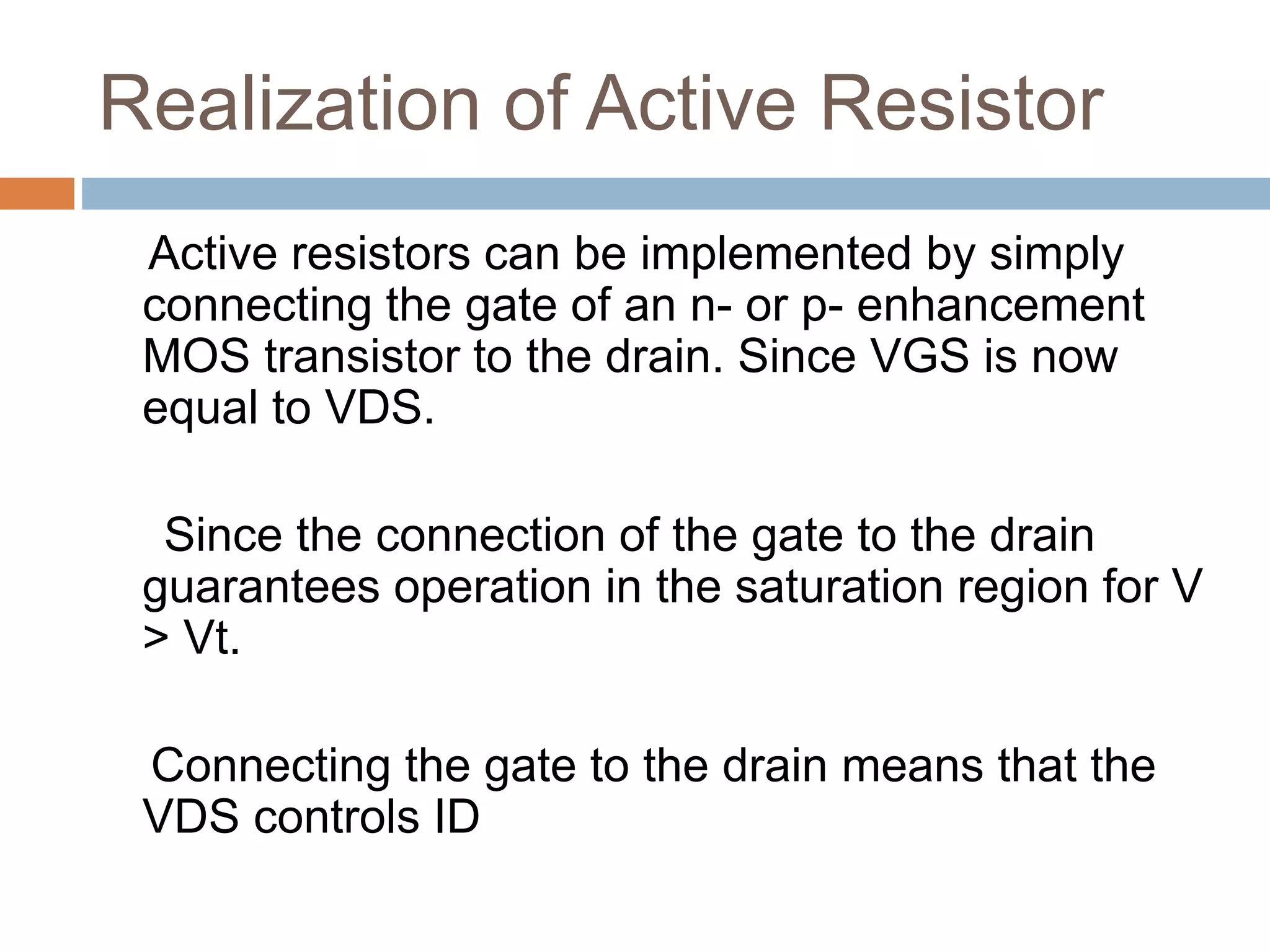 A current mode quadrature oscillator using cdta | PPTX