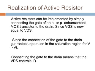 A current mode quadrature oscillator using cdta | PPTX