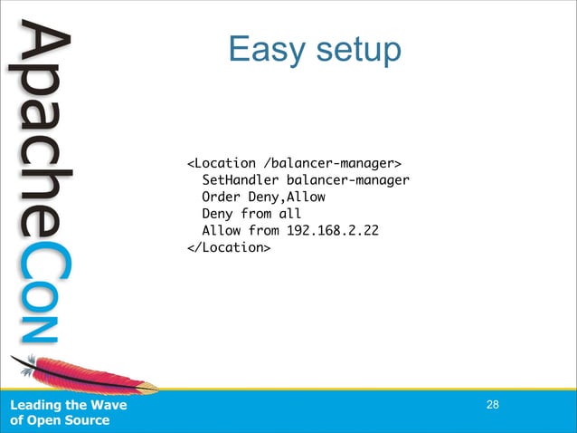 Acus08 Advanced Load Balancing Apache2.2 | PPT