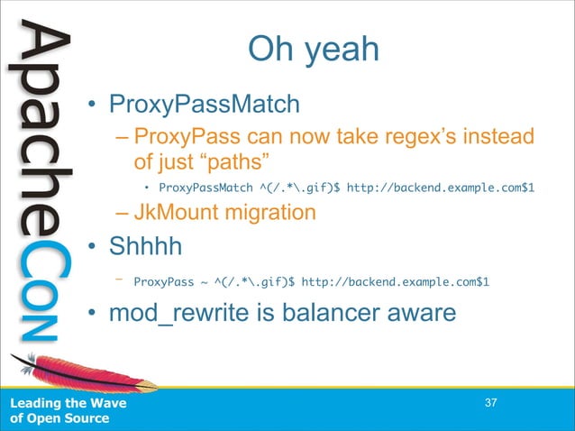 Acus08 Advanced Load Balancing Apache2.2 | PPT