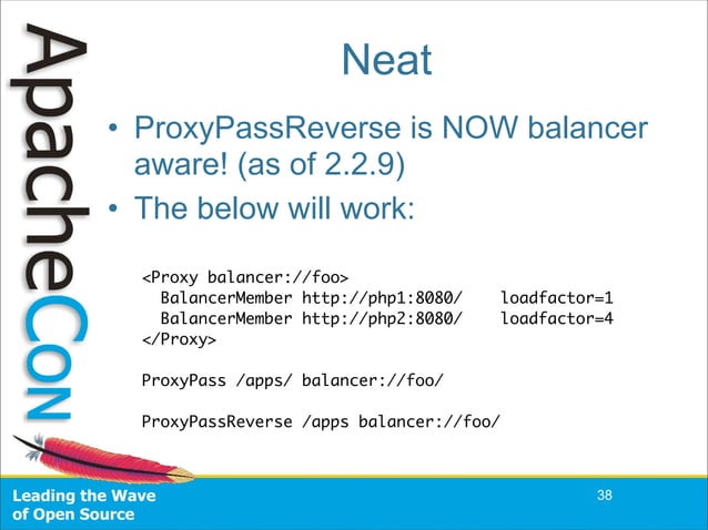 Acus08 Advanced Load Balancing Apache2.2 | PPT
