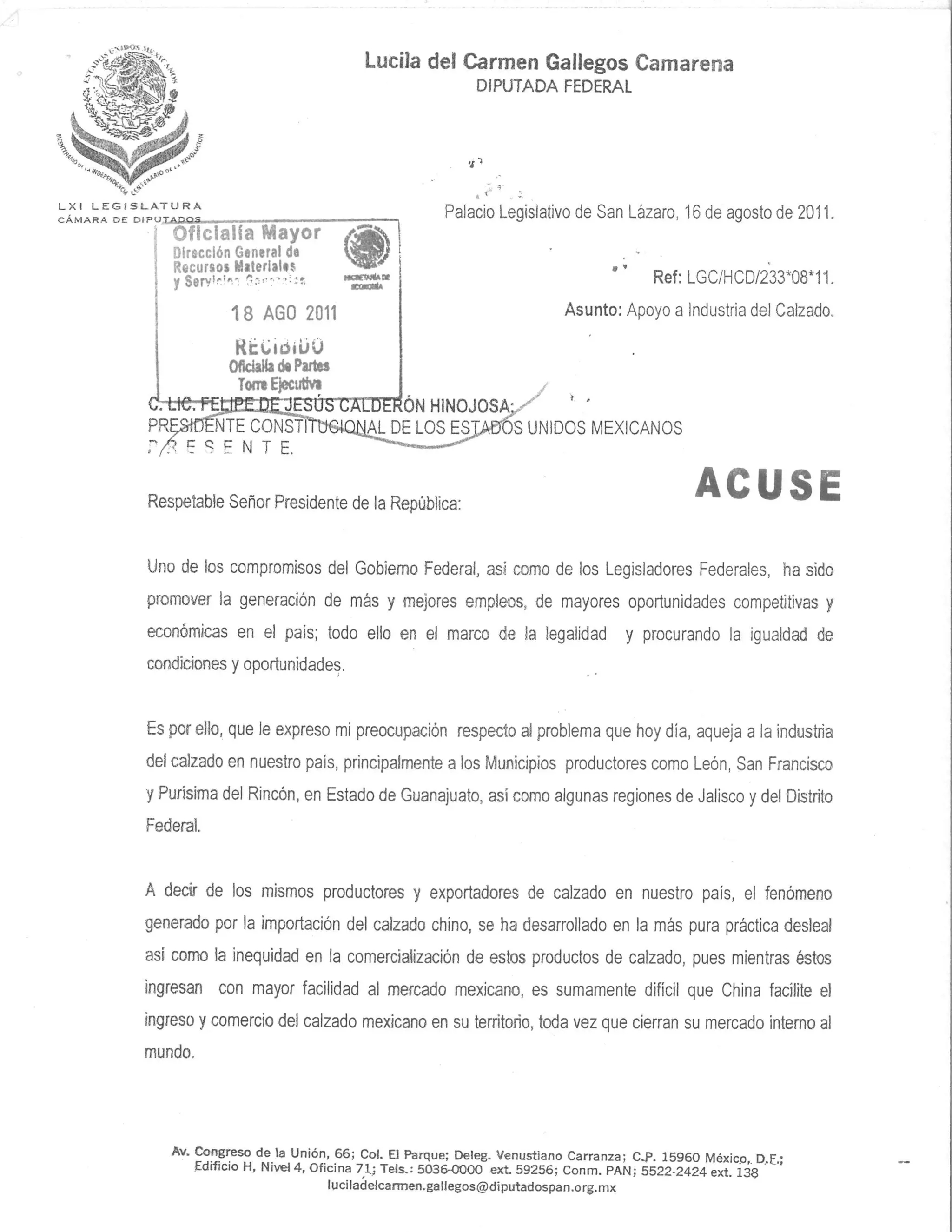 Acuse secretaria de_economia | PDF