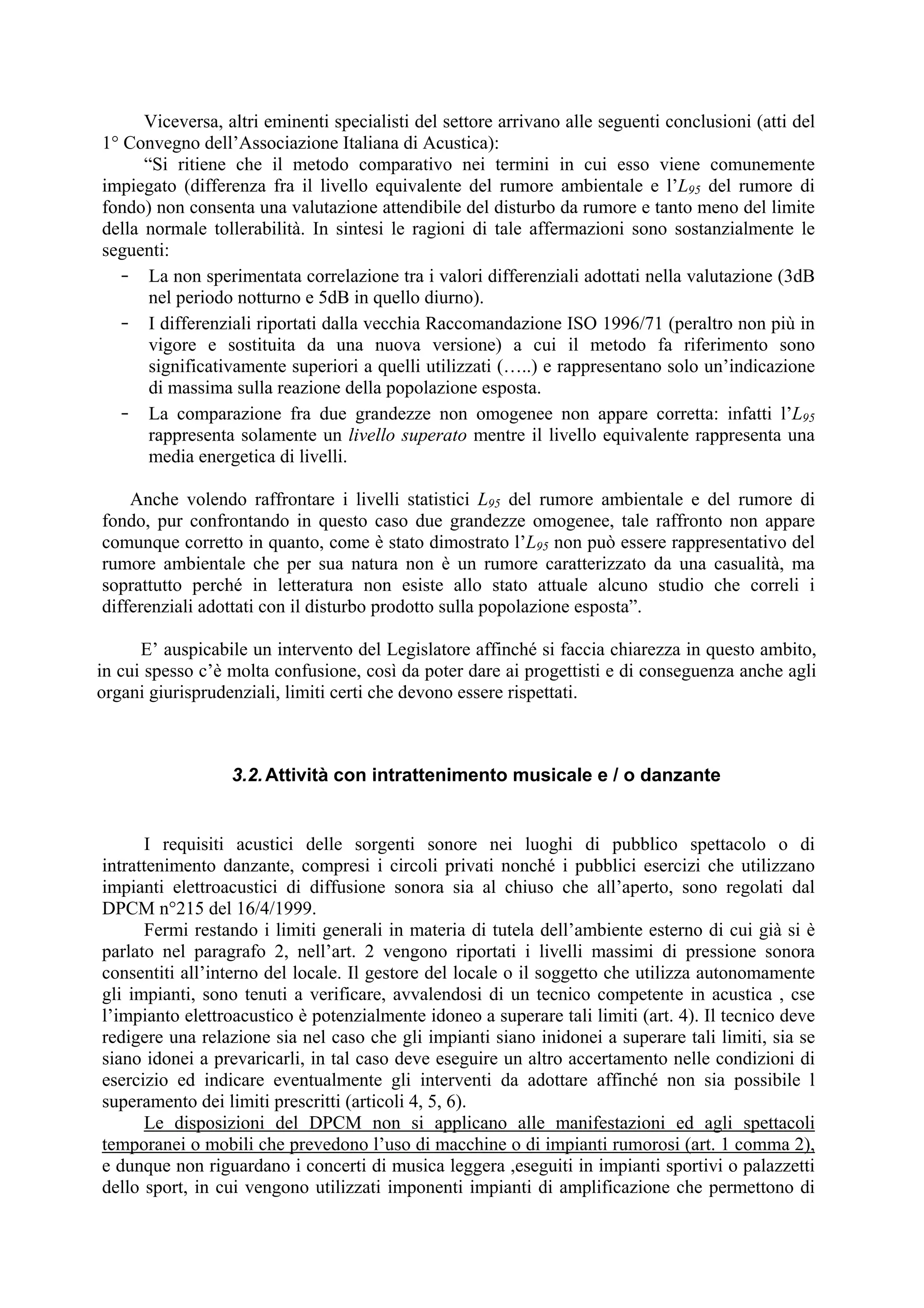 Acustica legge quadro | PDF