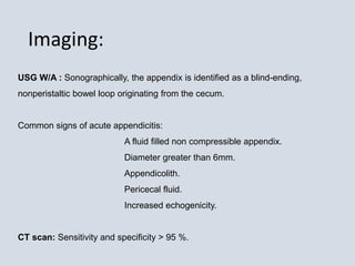 ACUTE APPENDICITIS | PPTX | Digestive Disorders | Diseases and Conditions
