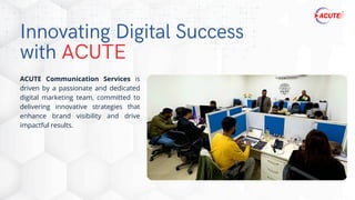 Acute Communication Services Pvt Ltd Company Profile AIS140 | PDF