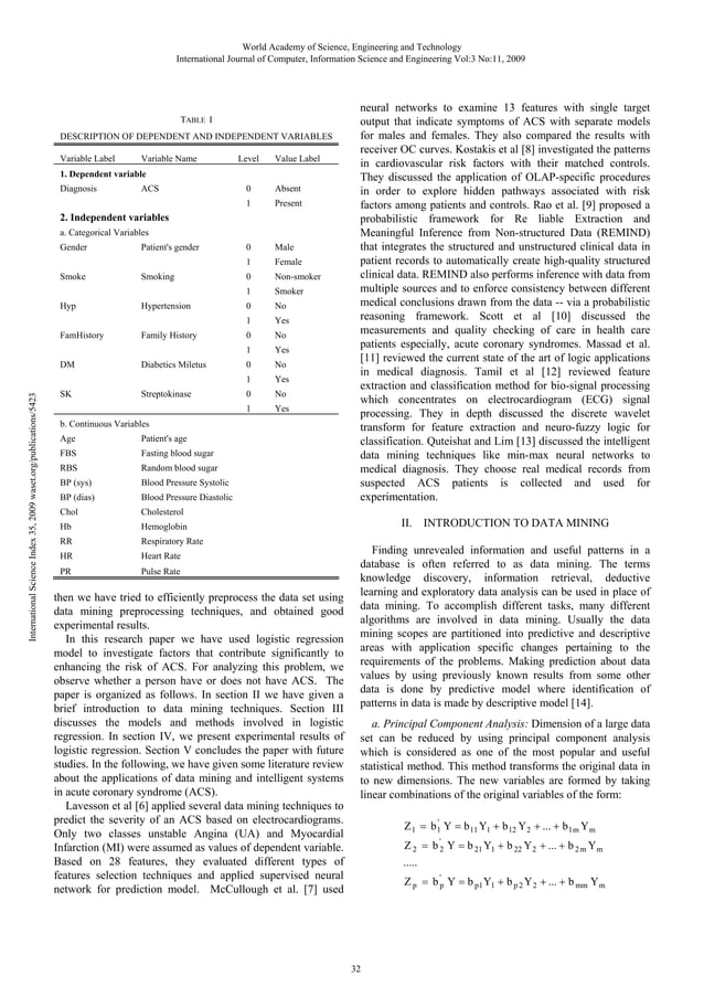 Acute coronary-syndrome-prediction-using-data-mining-techniques--an-application | PDF