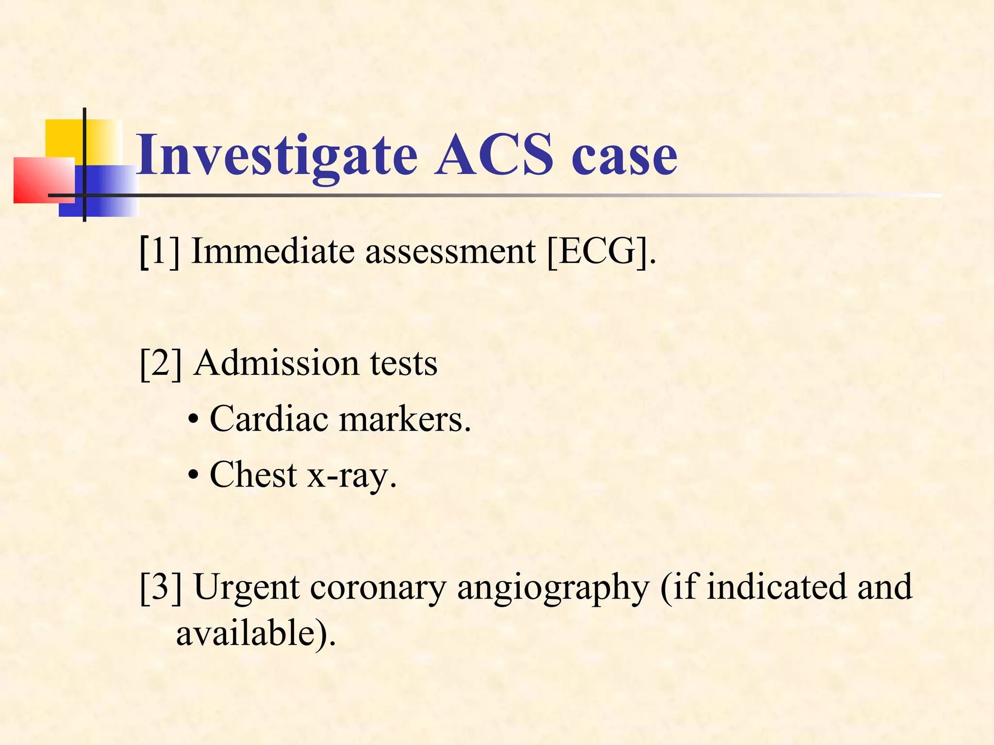 Acute coronary syndromes | PPT