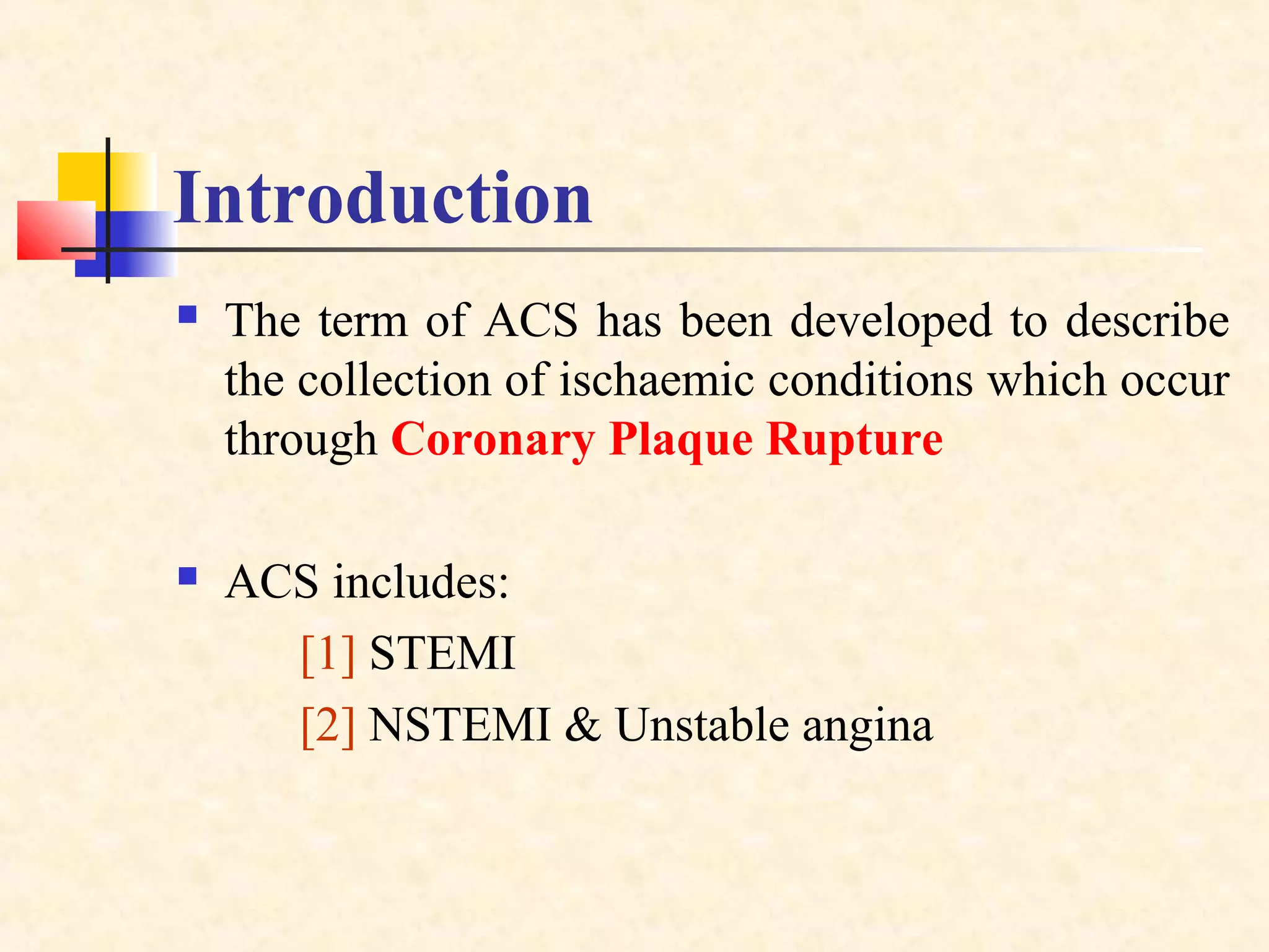 Acute coronary syndromes | PPT