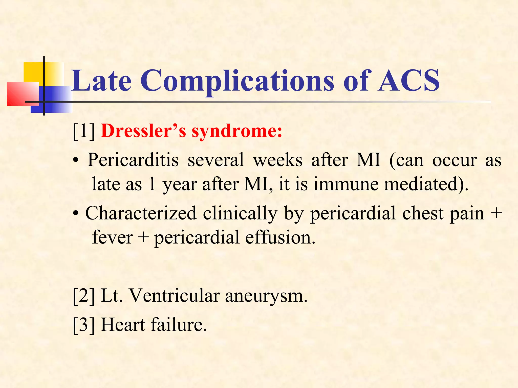 Acute coronary syndromes | PPT