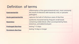 Acute-Gastroenteritis for pediatric patients | PPTX