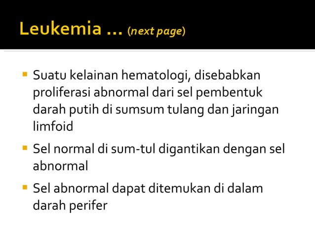 Acute Monocytic Leukemia | PPT