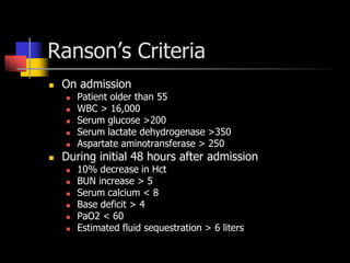 Acute pancreatitis | PPTX