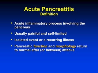 Acute Pancreatitis | PPT