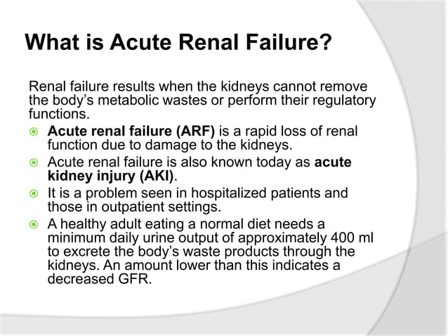 Acute-Renal-Failure-ppt.pptx | Lung and Respiratory Health | Diseases ...