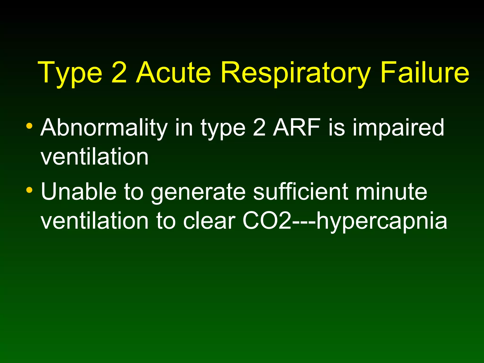 Acute Respiratory Failure | PPT