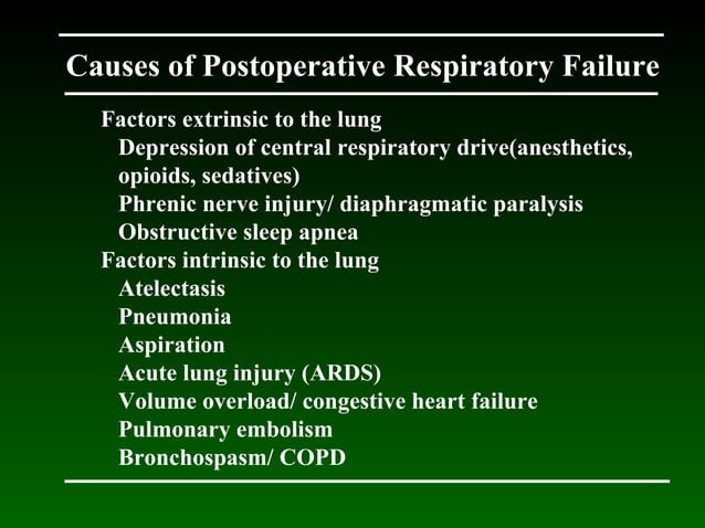 Acute Respiratory Failure | PPT | Death, Injury, or Military Conflict ...