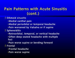 Acute sinusitis-diagnosis-management-and-complications.pre | PPT