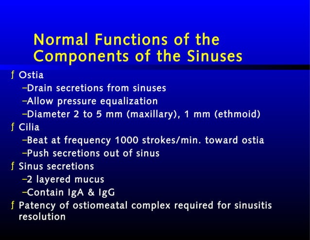 Acute sinusitis-diagnosis-management-and-complications.pre | PPT