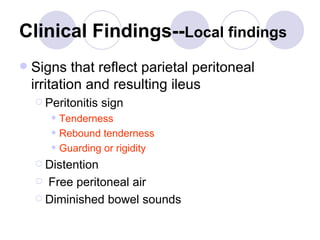 Acute Suppurative Peritonitis | PPT