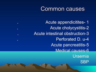 Acute abdomen | PPT
