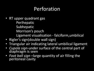 Acute Abdomen-Radiology | PPTX