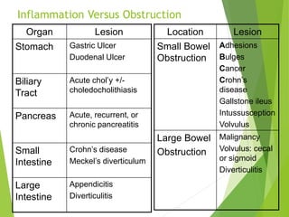 Acute abdomen | PPTX | Digestive Disorders | Diseases and Conditions